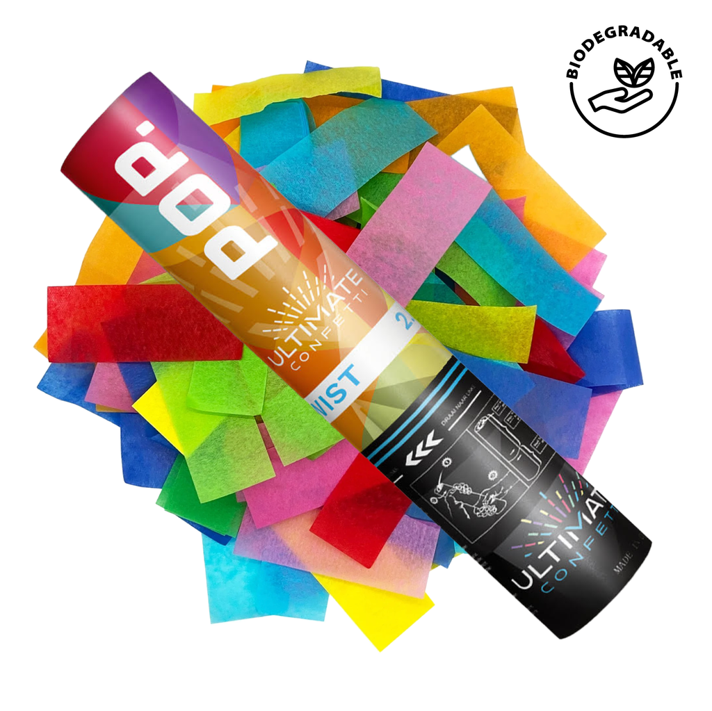 Multicolor Neon Glow Streamers — Ultimate Confetti