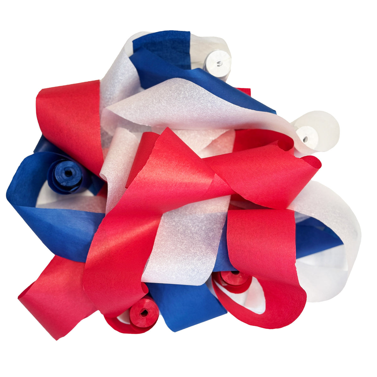 Red White Blue Tissue Stadium Streamers | Eco-Friendly Confetti for ...