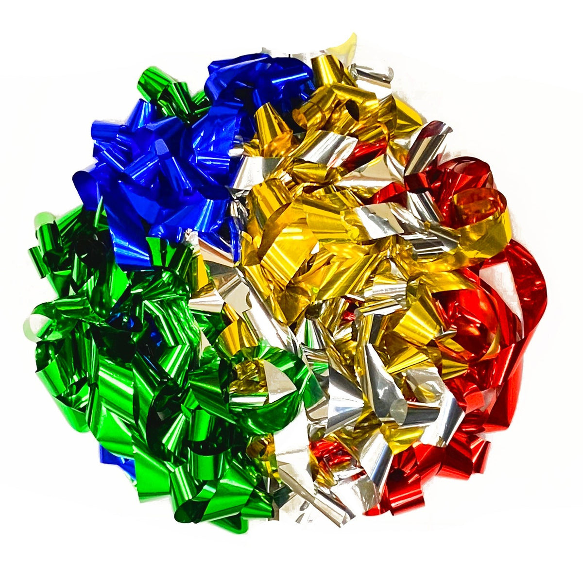 Rainbow Metallic Foil Streamers - 20 Rolls — Ultimate Confetti