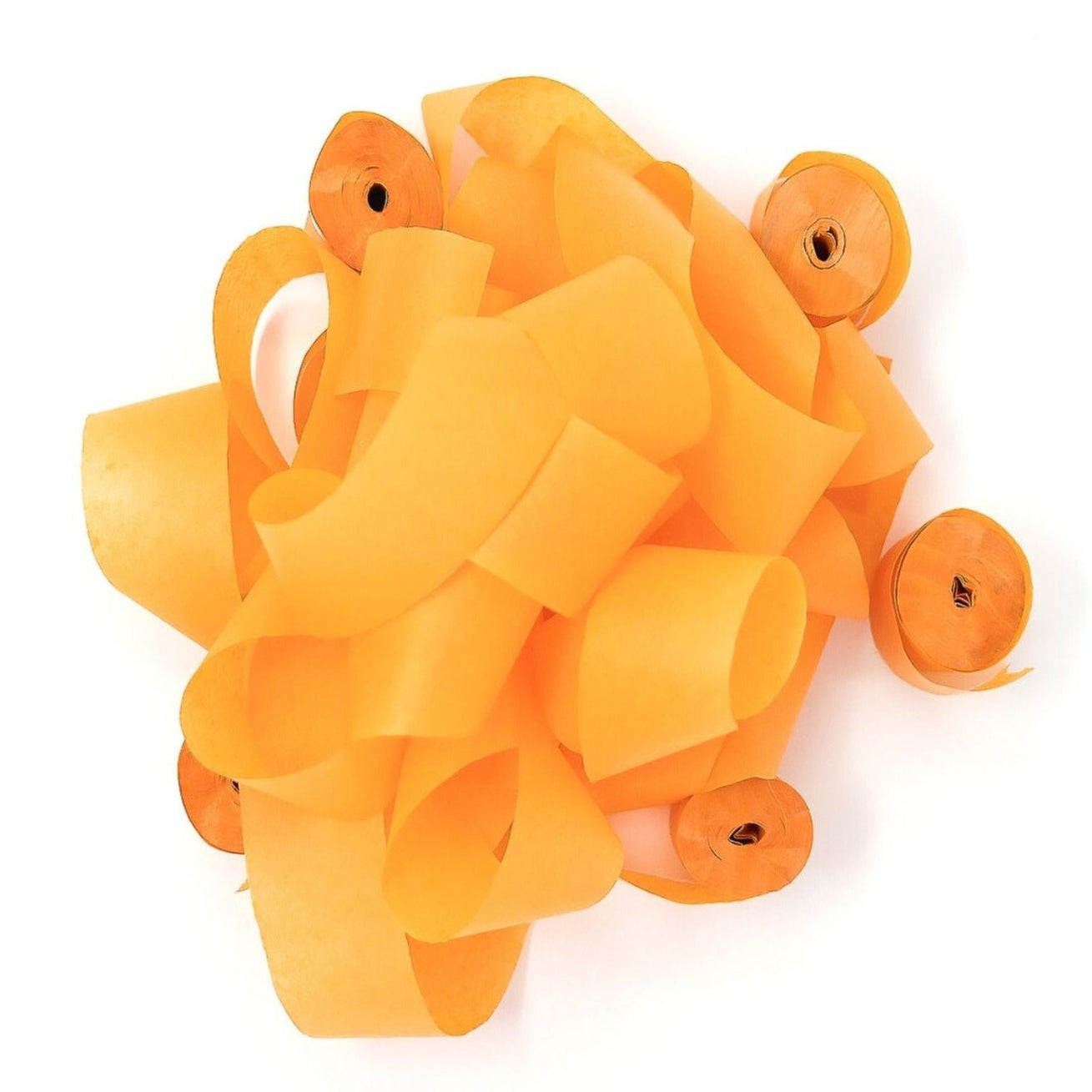 Orange Tissue Streamers - 20 Rolls — Ultimate Confetti