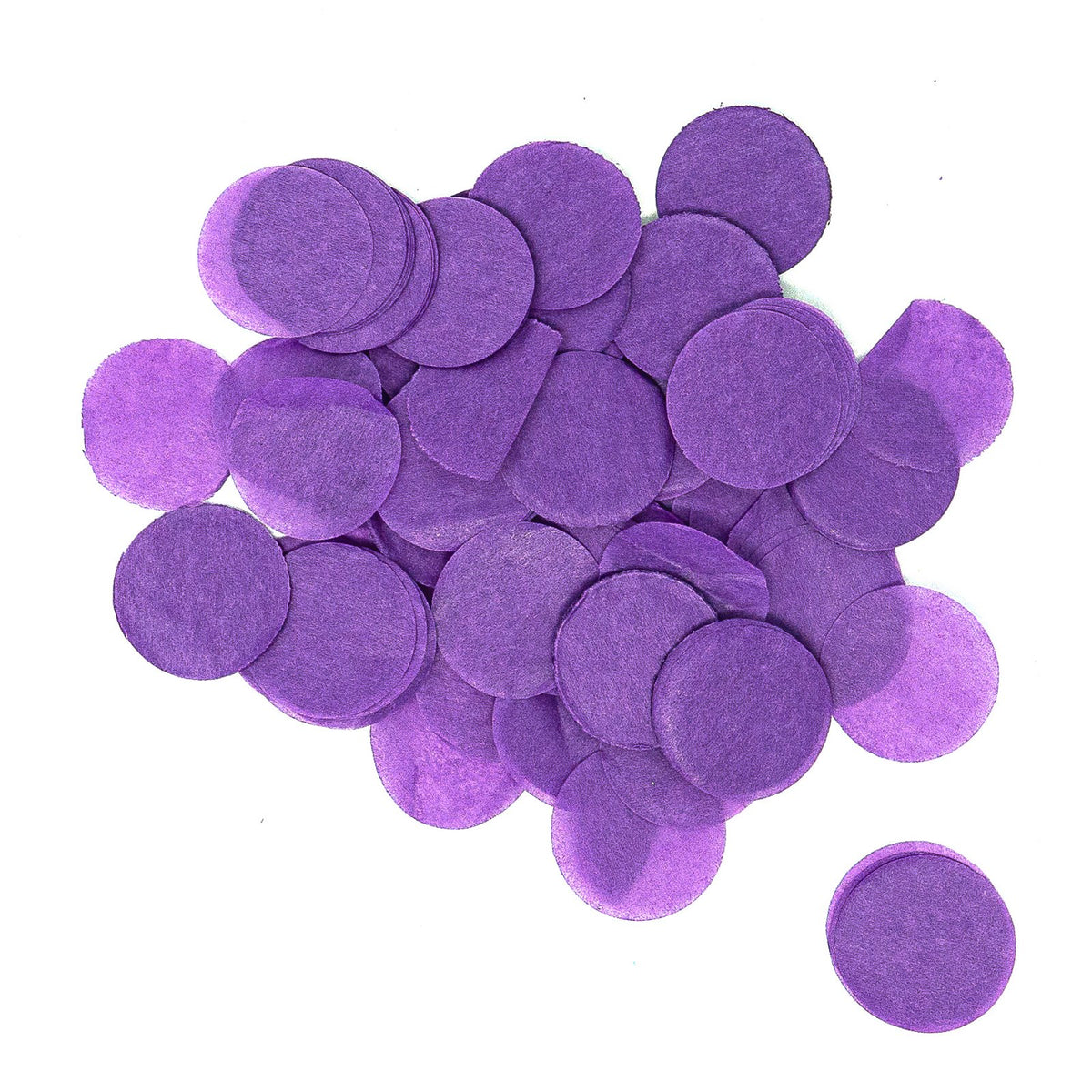 Round Purple Confetti (1 Pound Bulk) — Ultimate Confetti