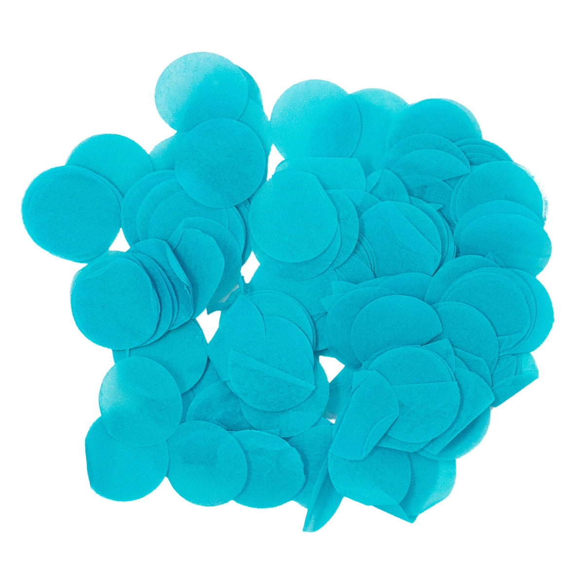 Round Turquoise Confetti (1 Pound Bulk) — Ultimate Confetti