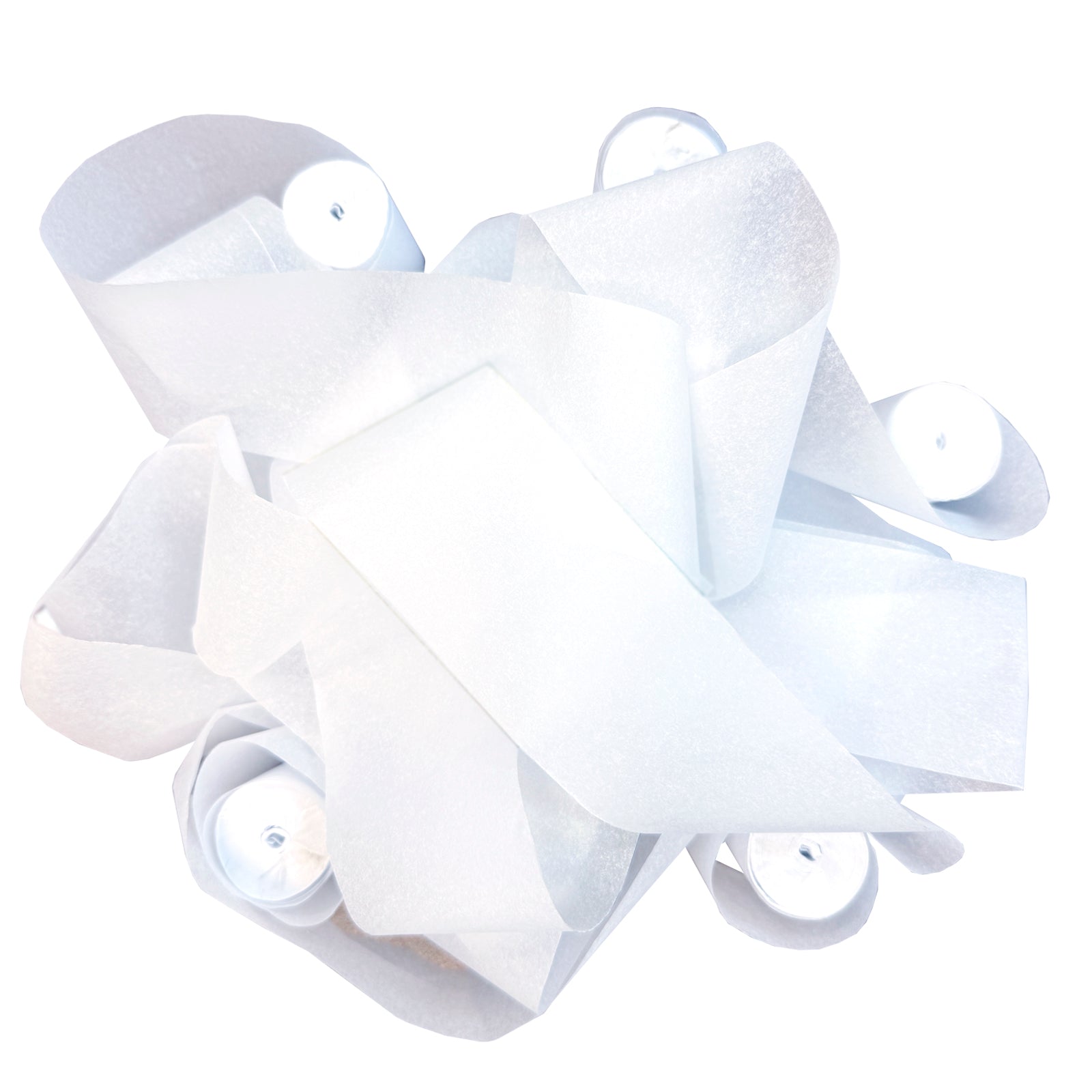 White Tissue Stadium Streamers | Eco-Friendly Confetti for Concerts ...